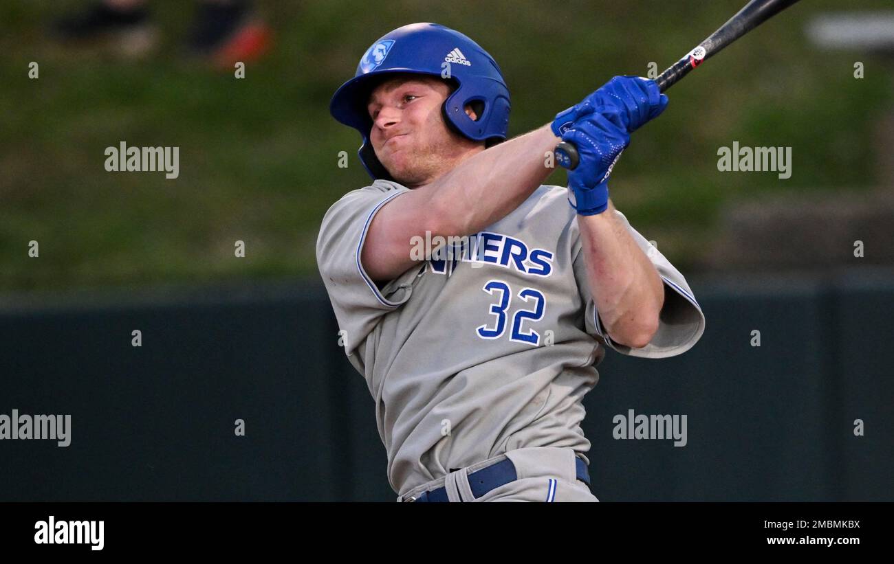 Eastern Illinois player Lincoln Riley competes during an NCAA baseball ...