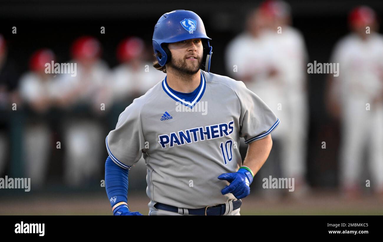 Eastern Illinois player Dalton Doyle competes during an NCAA baseball ...