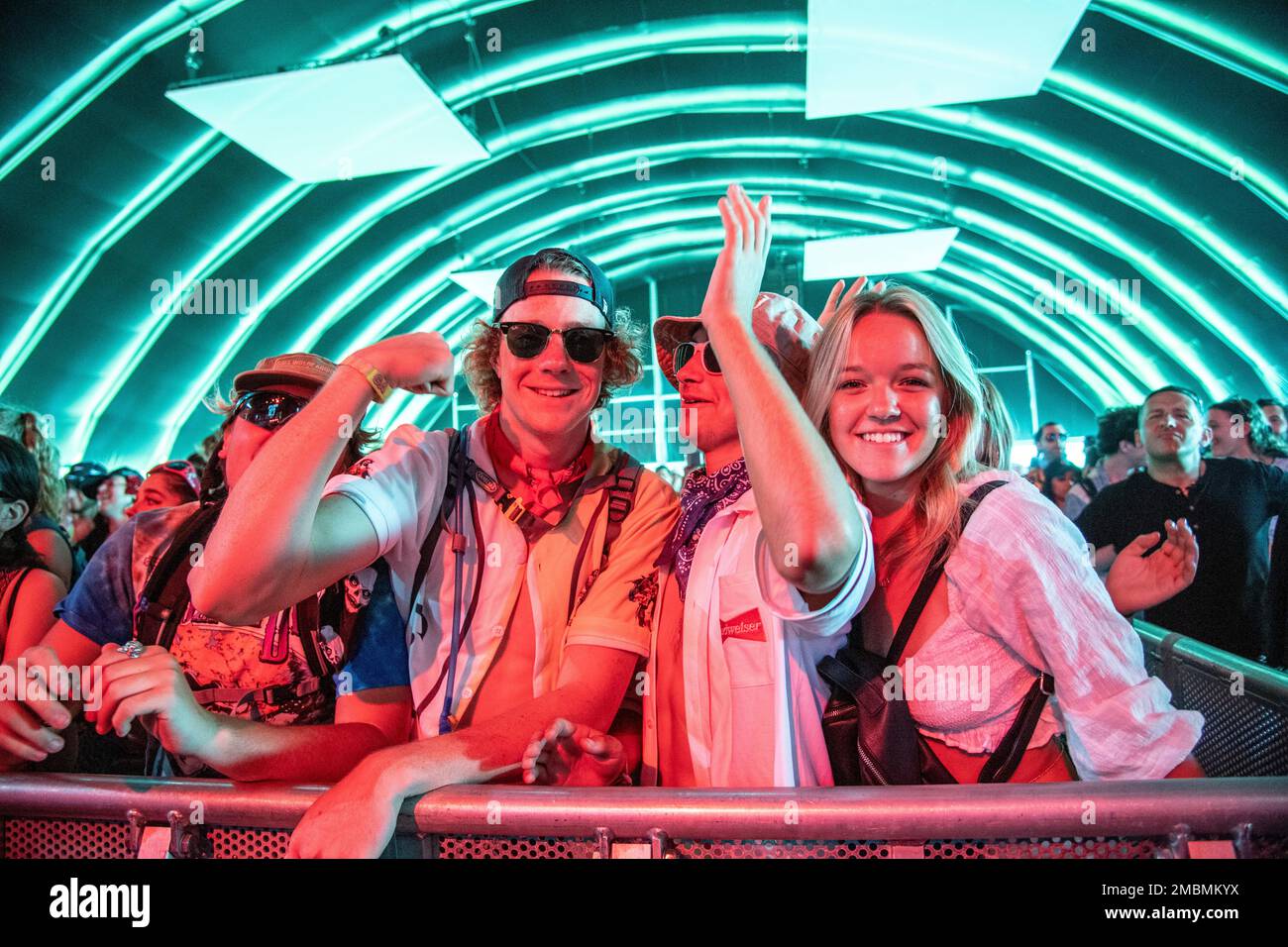 Festival goers attend the Coachella Music & Arts Festival at the Empire ...