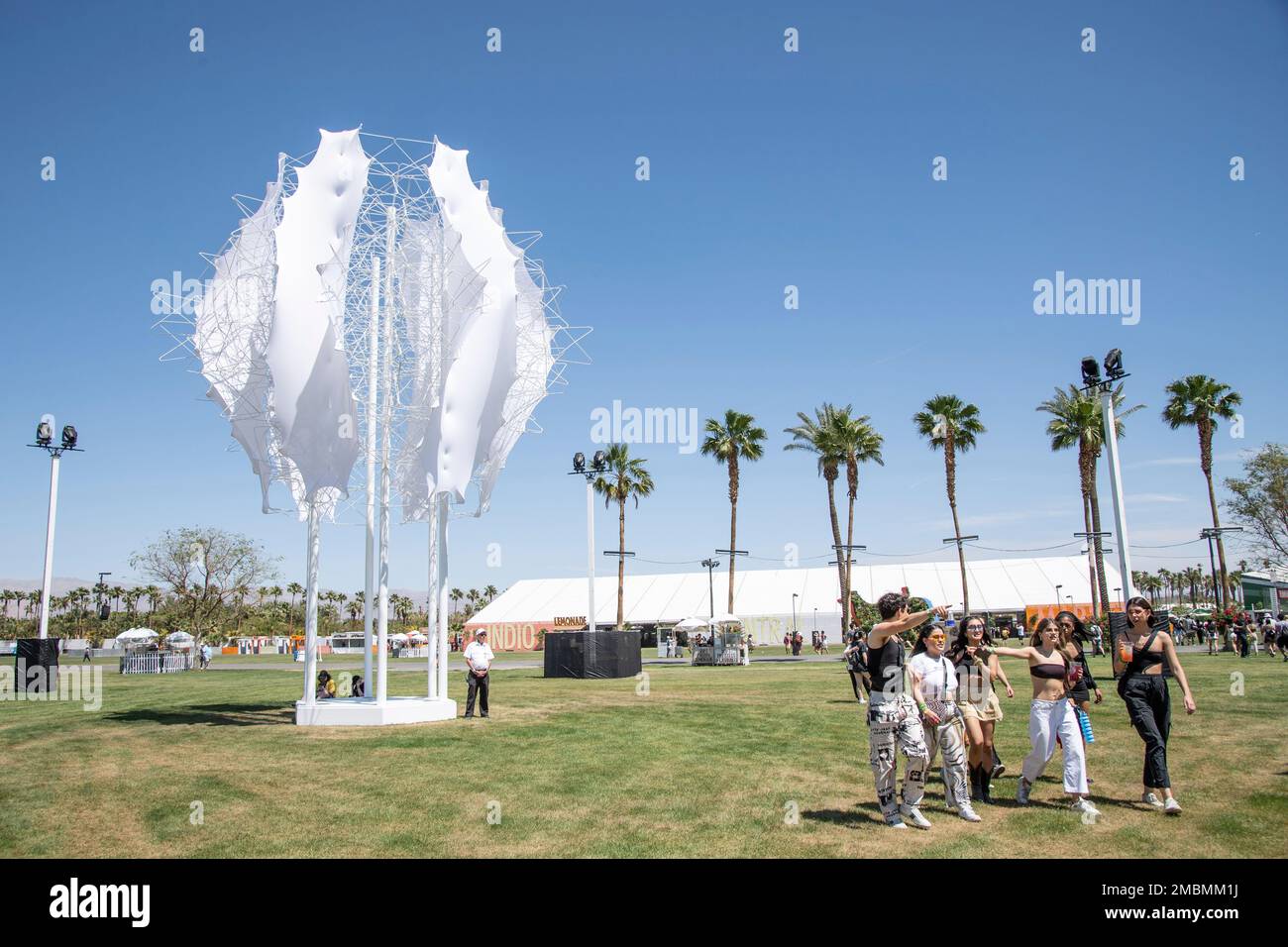 Festival goers attend the Coachella Music & Arts Festival at the Empire ...