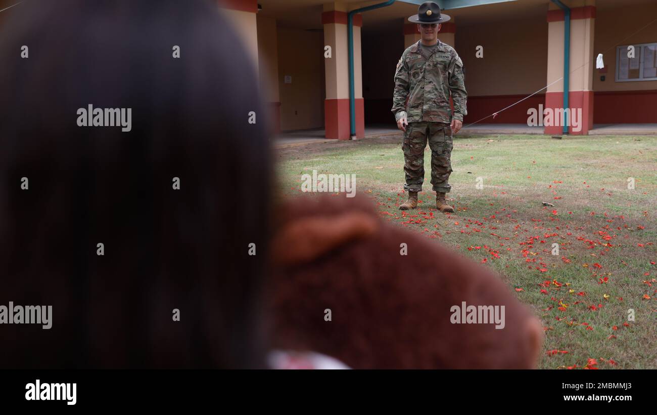 FORT BUCHANAN, Puerto Rico—Army Reserve Drill Sgt. Hector Burgos, from ...