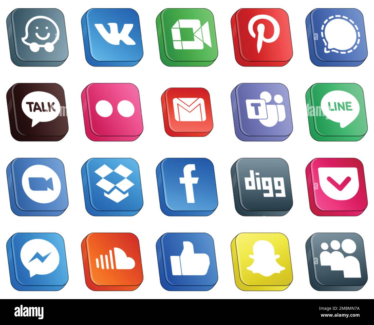 3d microsoft logo Stock Vector Images - Alamy