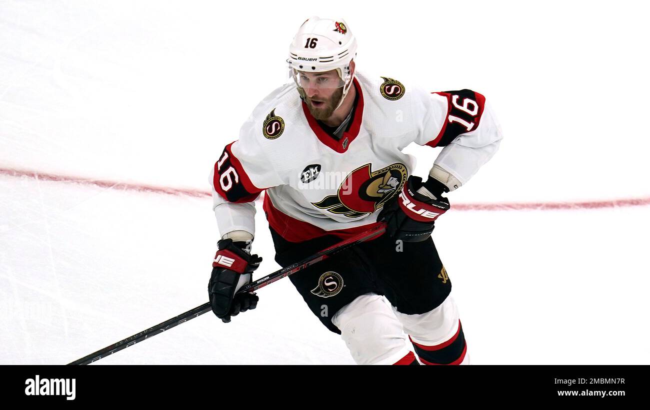 Ottawa Senators left wing Austin Watson (16) during an NHL hockey game ...