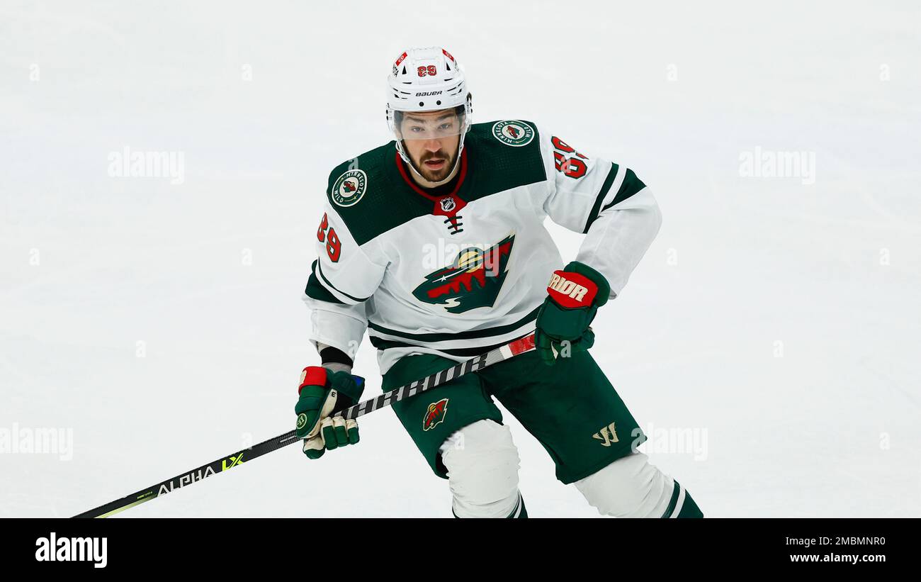 Minnesota Wild forward Frederick Gaudreau (89) is seen during the first ...