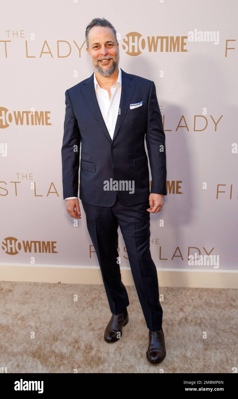 Brad Kaplan arrives at the premiere of "The First Lady" on Thursday ...