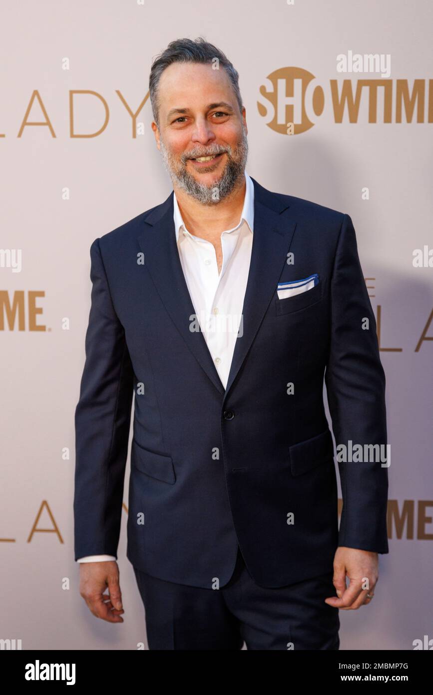 Brad Kaplan arrives at the premiere of "The First Lady" on Thursday ...