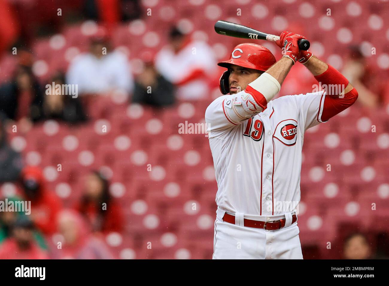 Cincinnati Reds' Joey Votto bats during a baseball game against the ...