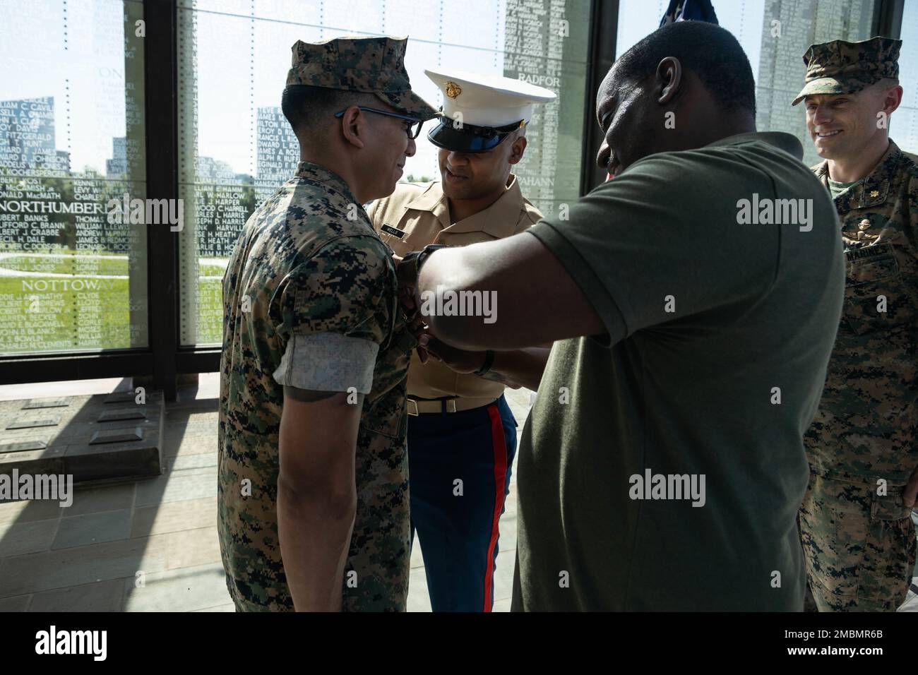 U.S. Marine Corps Staff Sgt. Marco A. Cruz, the logistics clerk of Recruiting Station Richmond ...