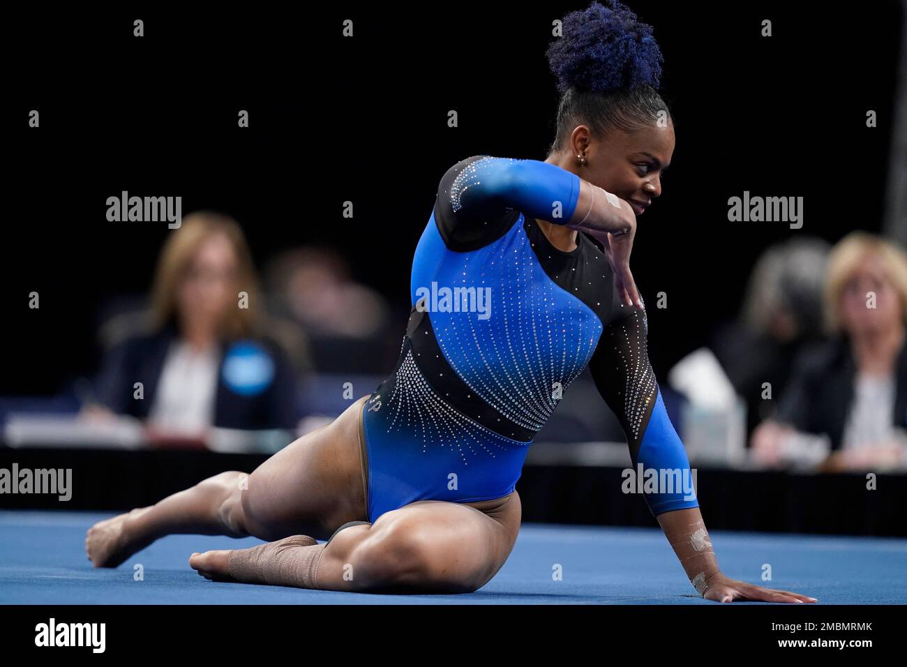 Florida's Trinity Thomas competes in the floor exercise during the NCAA ...
