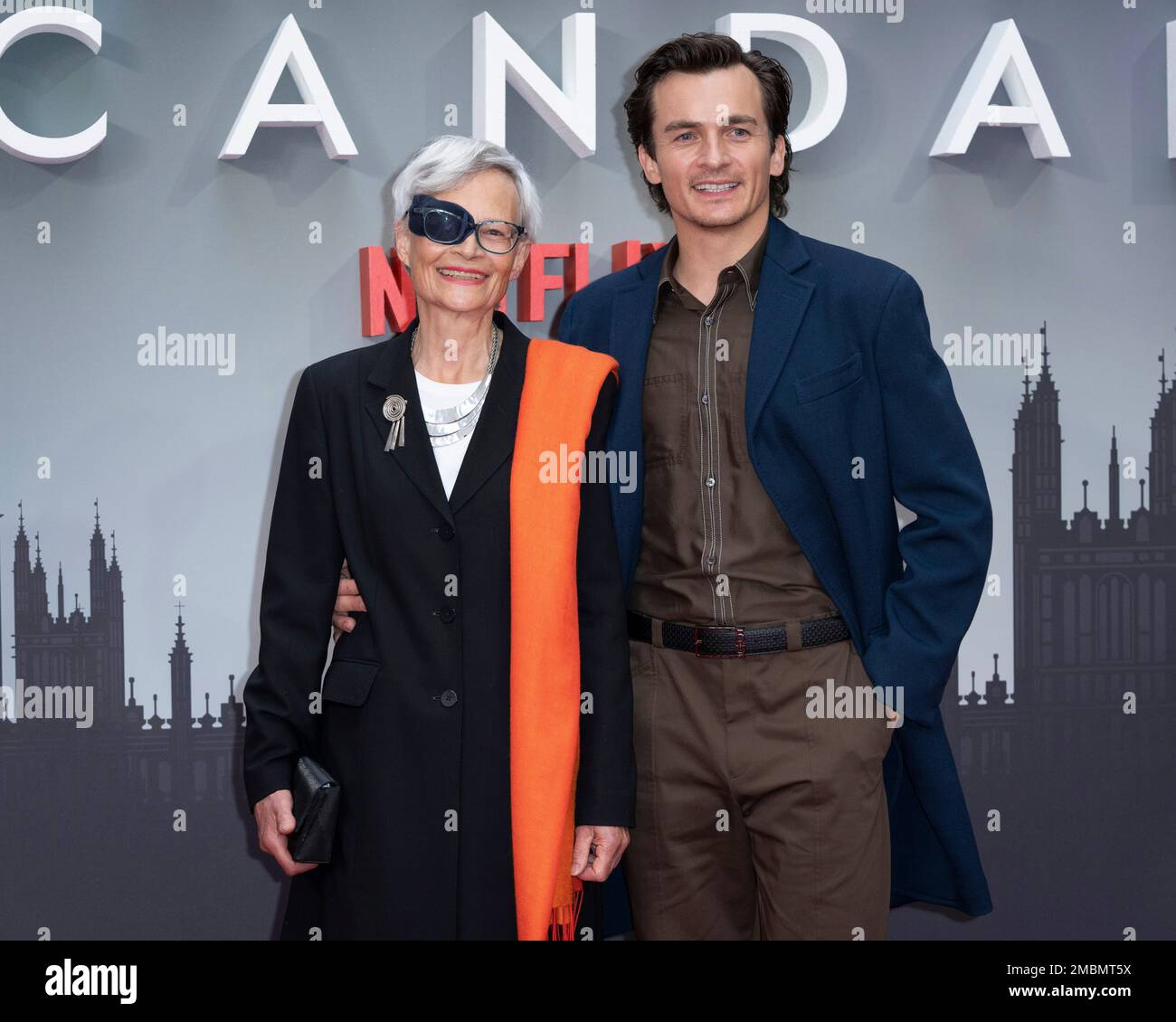 Carol Friend and Rupert Friend pose for photographers upon arrival at ...