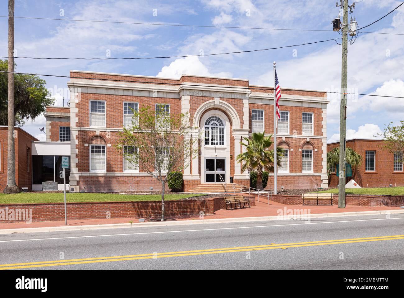Lake Butler, Florida, USA - April 16, 2022: The Union County Courthouse ...