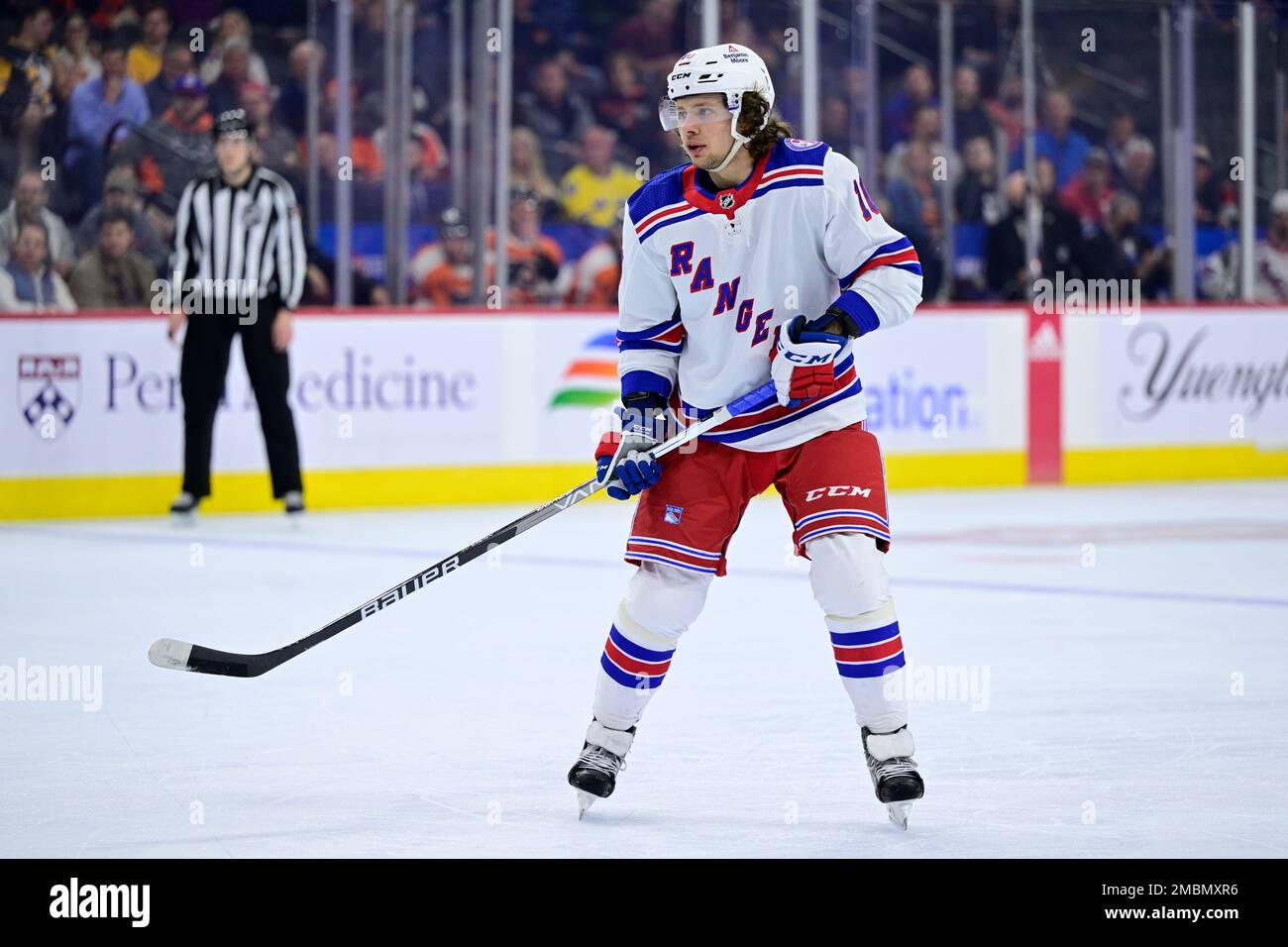 New York Rangers' Artemi Panarin in action during an NHL hockey game ...