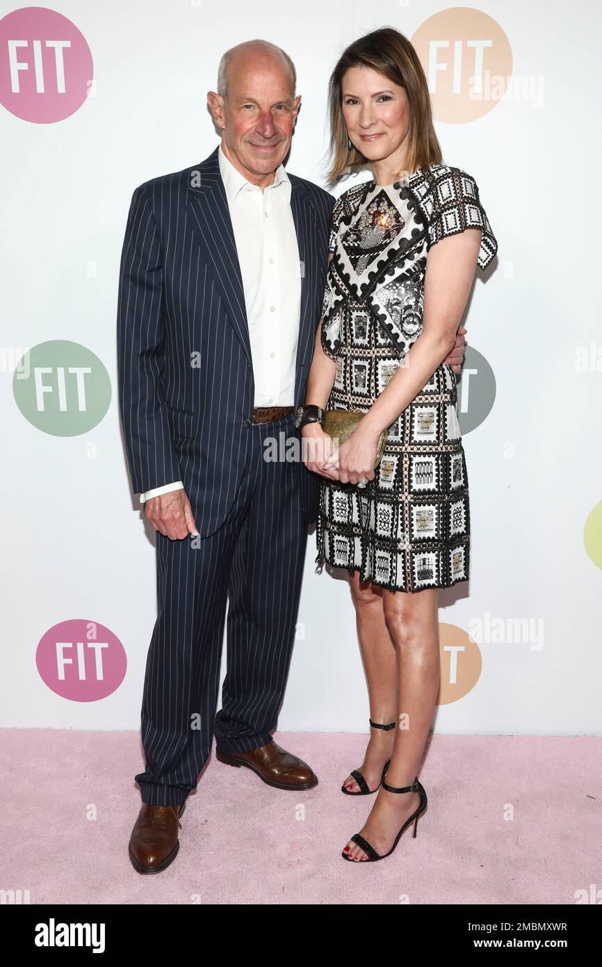 Jonathan Tisch, left, and Lizzie Tisch, right, attend the Fashion ...