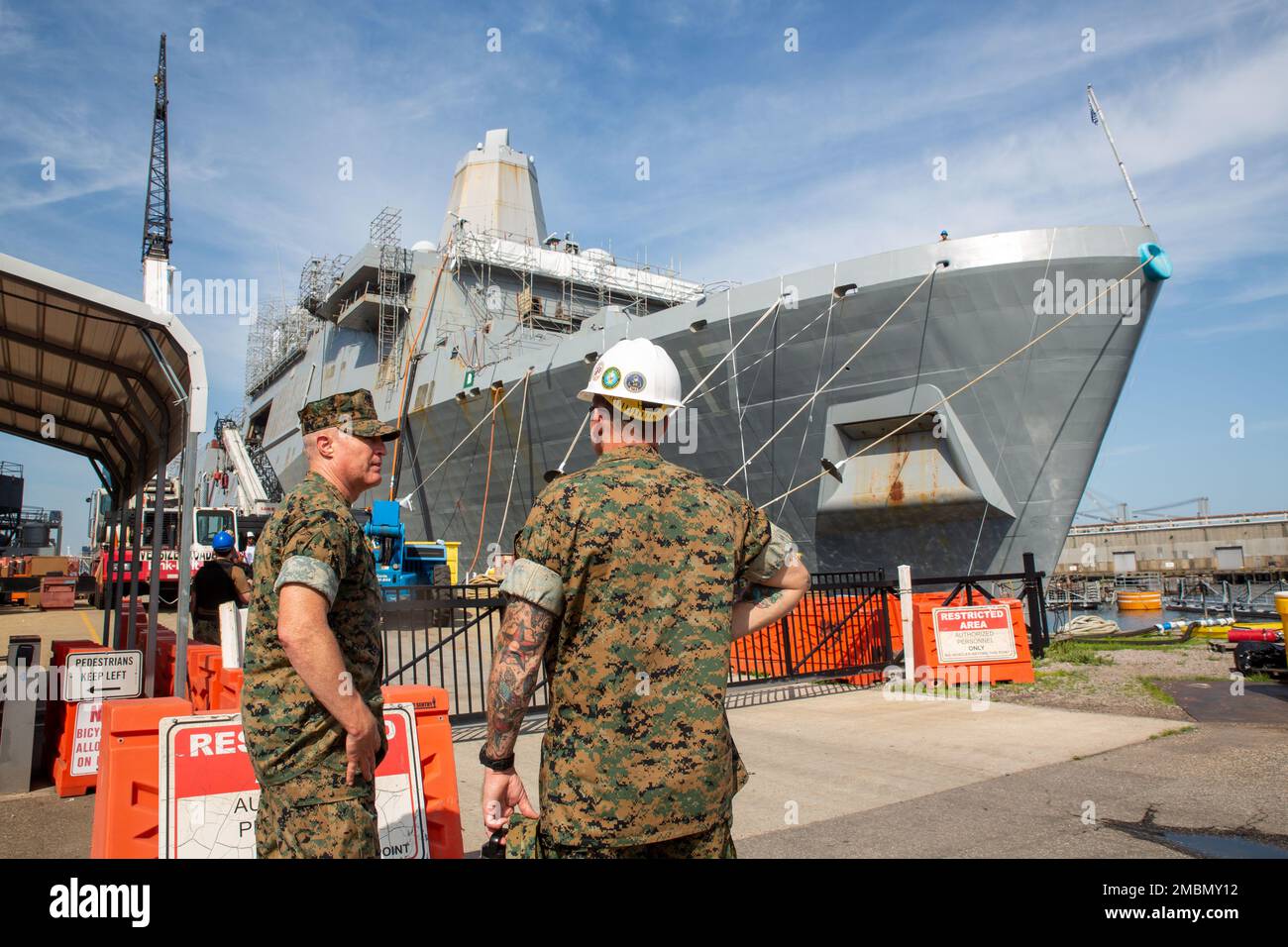 U.S. Marine Corps Sgt. Maj. Michael J. Pritchard, the command sergeant ...