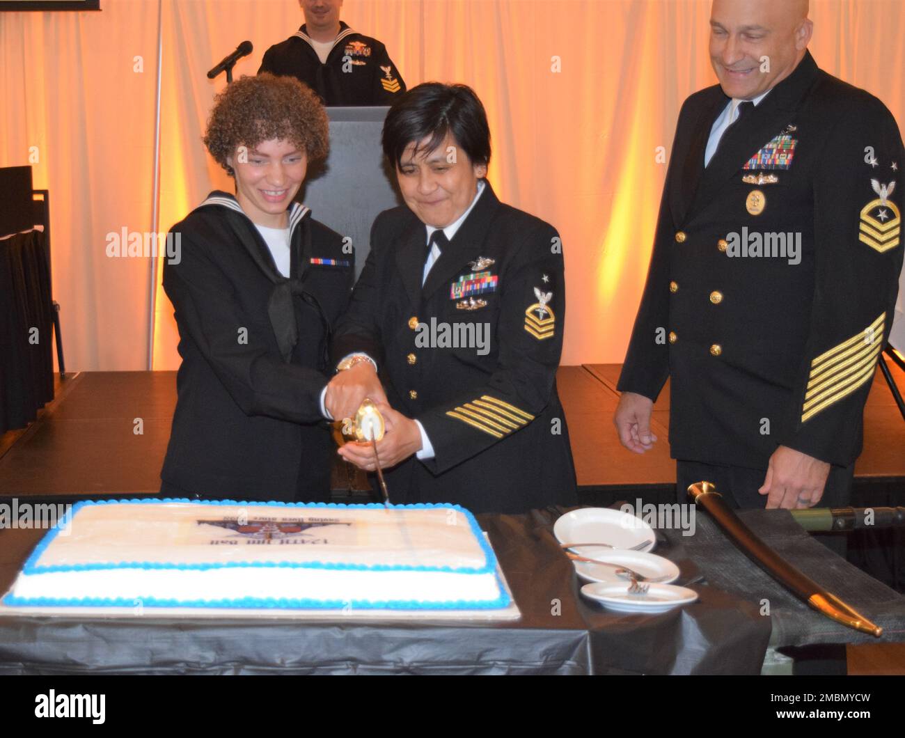 Making the cut...overseen by Guest of honor and keynote speaker ...