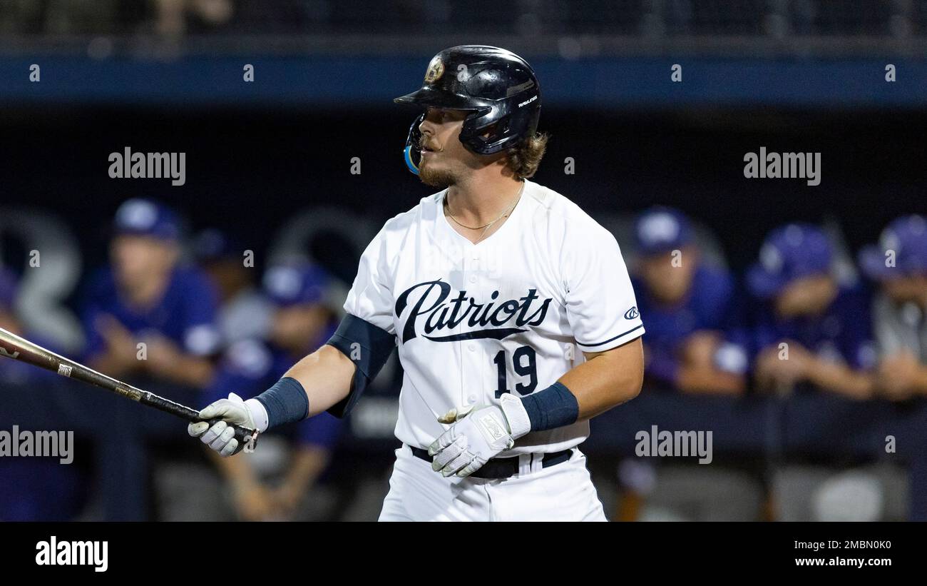 DBU's Cole Moore (19) bats during an NCAA baseball game against TCU on ...
