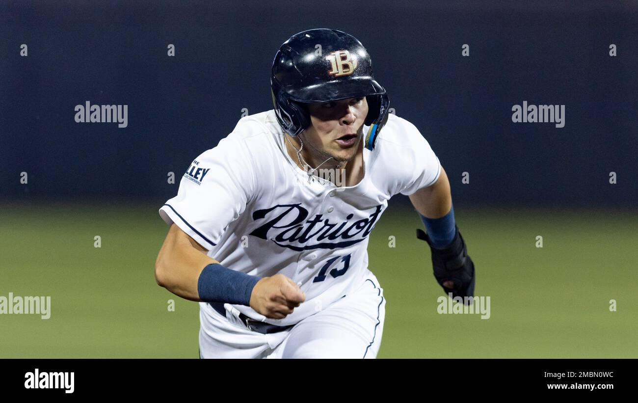 DBU's Andrew Benefield (13) runs to third during an NCAA baseball game ...