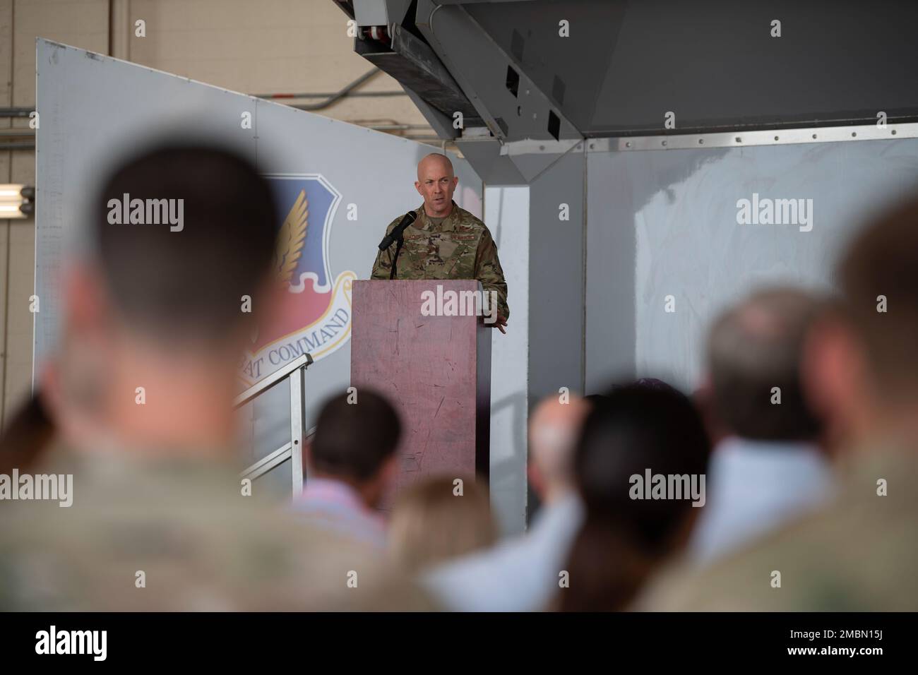 U.S. Air Force Col. Michael Gallagher, 23rd Mission Support Group ...