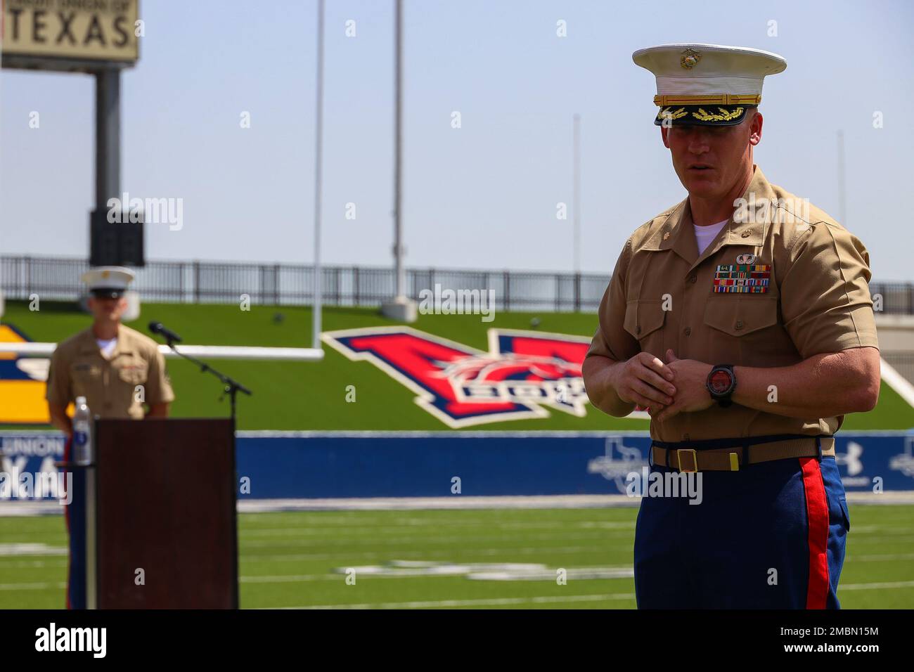 U.S. Marine Maj. Michael Siani, commanding officer of Recruiting ...