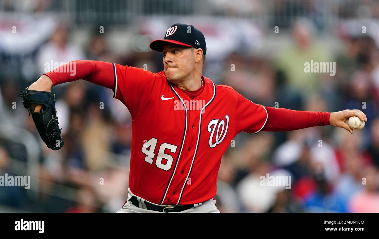 Washington Nationals starting pitcher Patrick Corbin (46) delivers ...