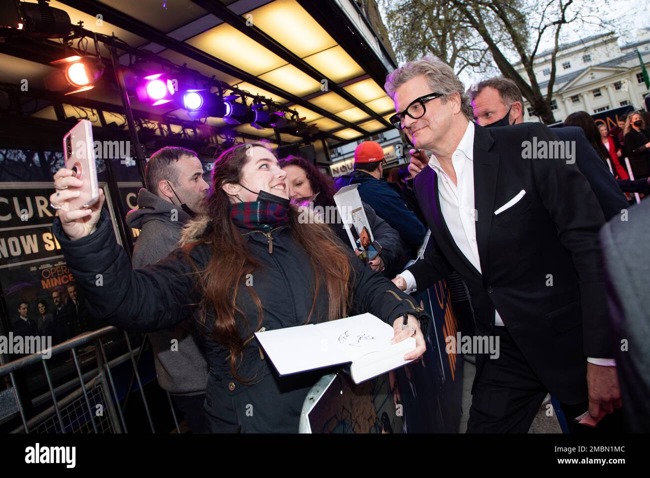 Colin Firth signs autographs and takes selfies with fans upon arrival ...