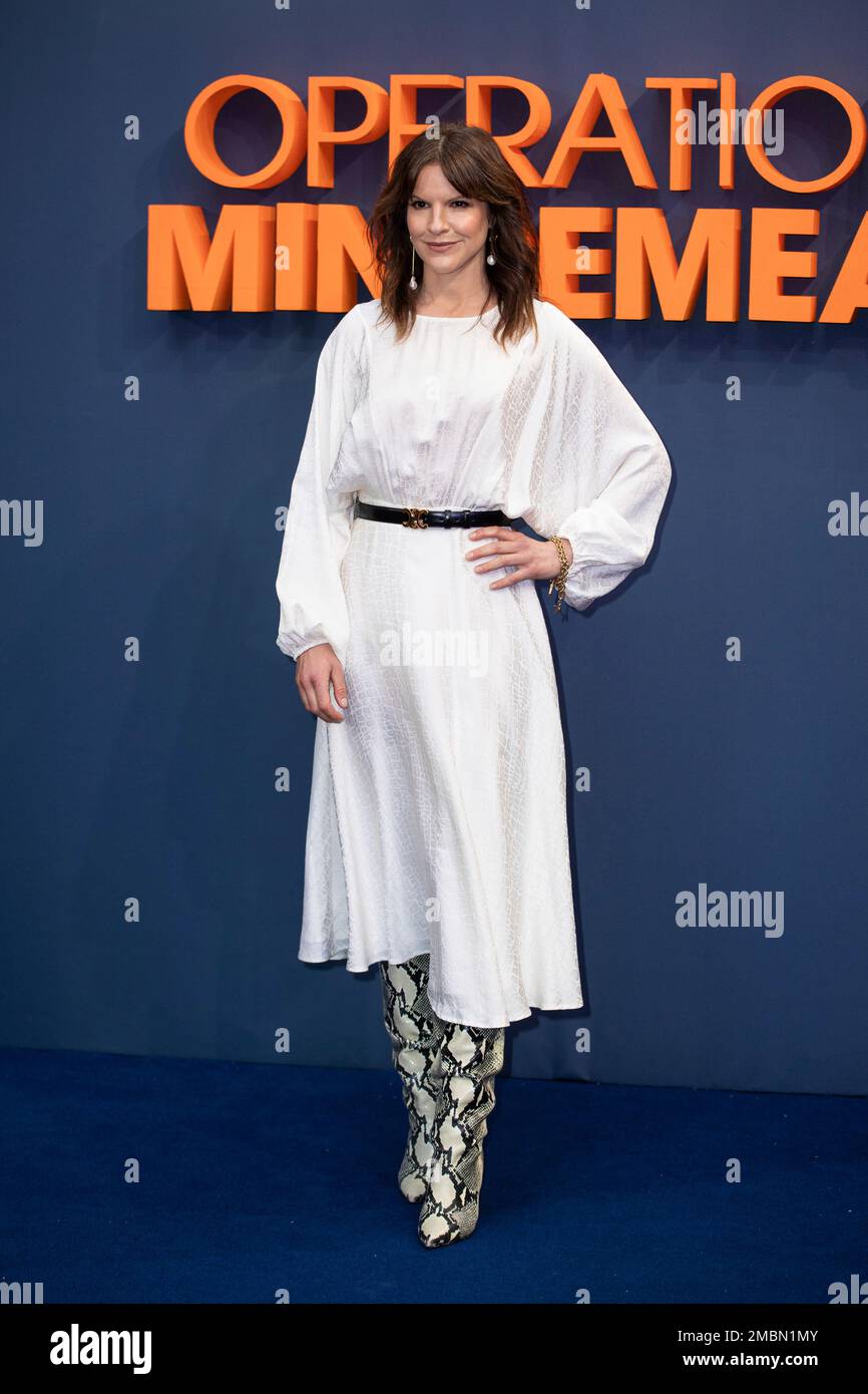 Kate Sumner poses for photographers upon arrival at the premiere of the ...