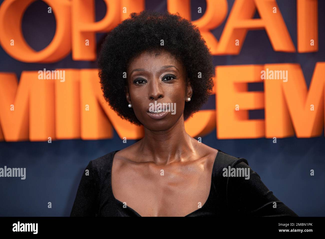 Eunice Olumide poses for photographers upon arrival at the premiere of ...