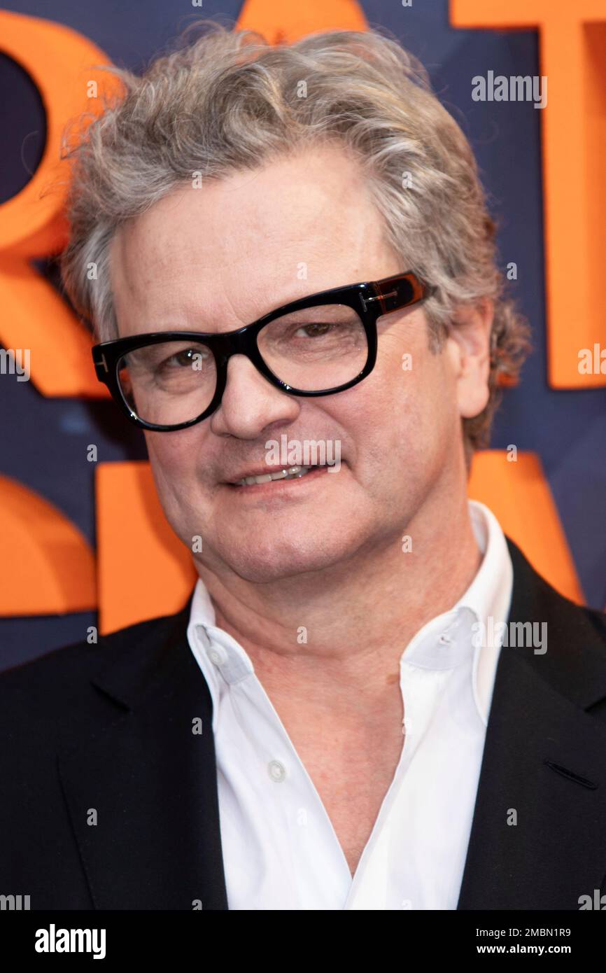 Colin Firth poses for photographers upon arrival at the premiere of the ...