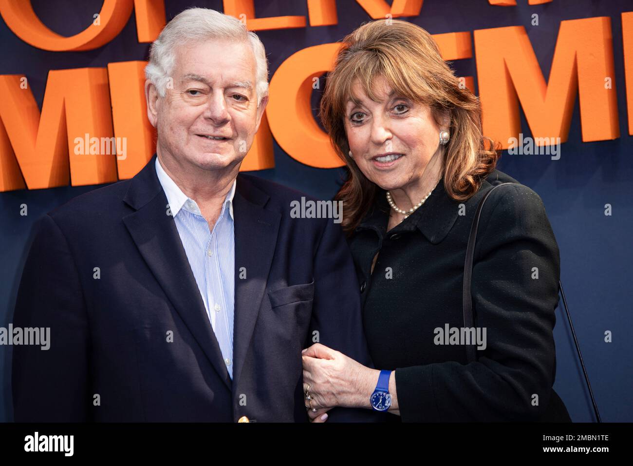 Nicholas Lloyd and Eve Pollard pose for photographers upon arrival at ...