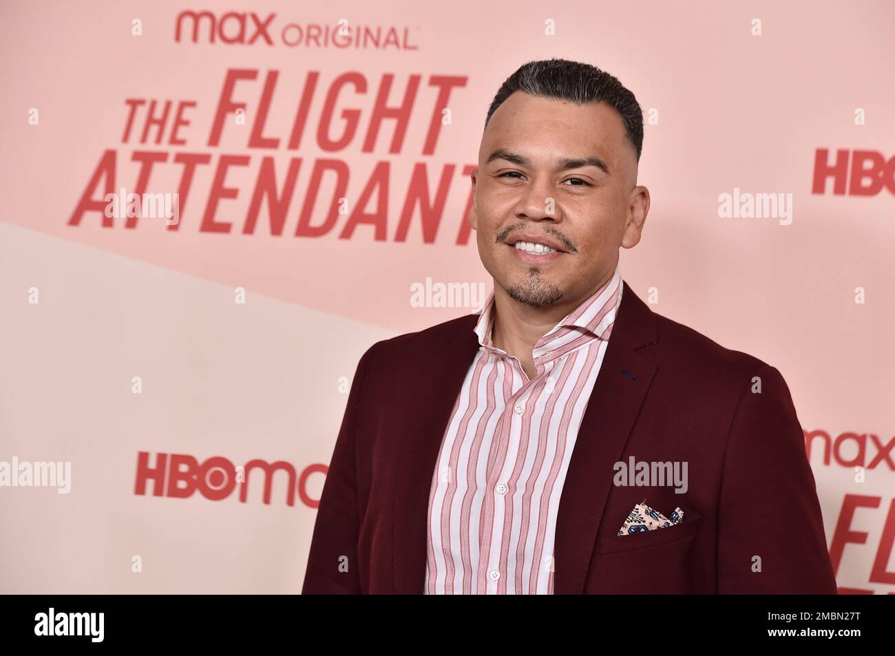 J.J. Soria arrives at the Los Angeles premiere of "The Flight Attendant ...