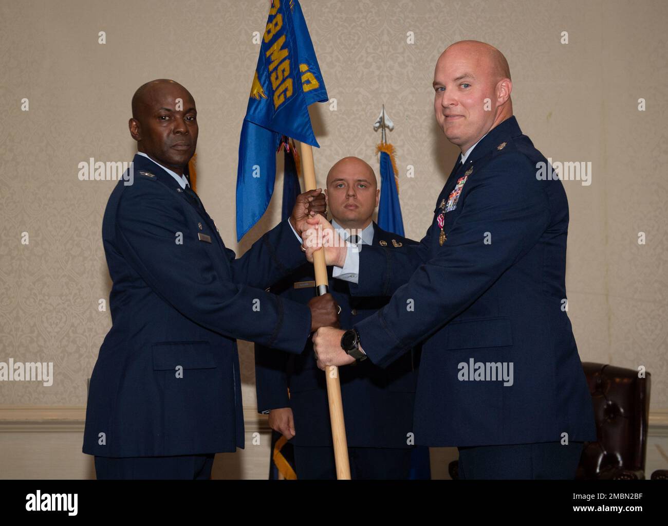 U.S. Air Force Col. Callistus Elbourne, 628th Mission Support Group ...