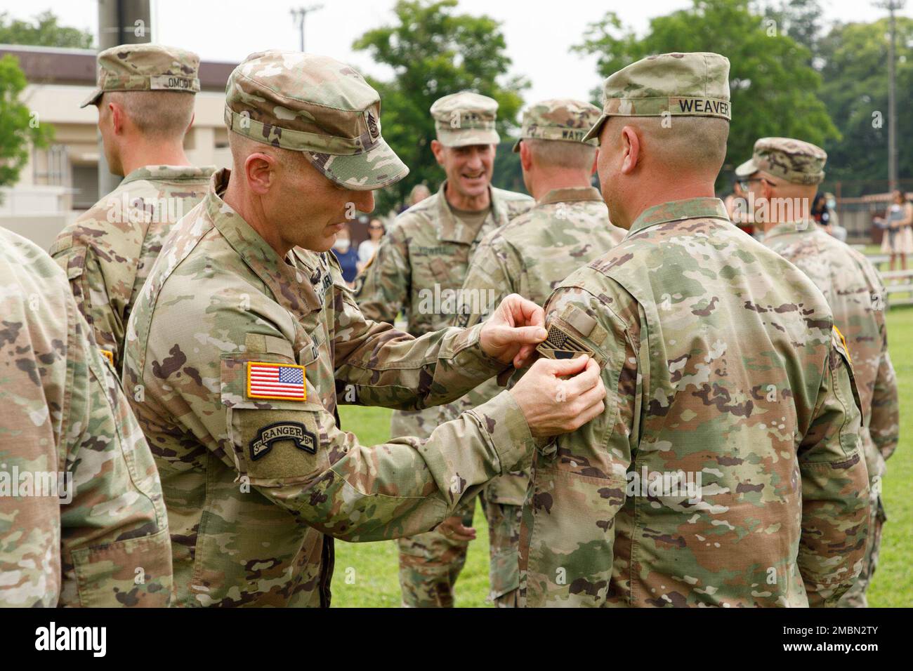 U.S. ARMY JAPAN held a patching ceremony at Yano Field in CAMP ZAMA JAPAN on JUNE 17th, 2022 ...