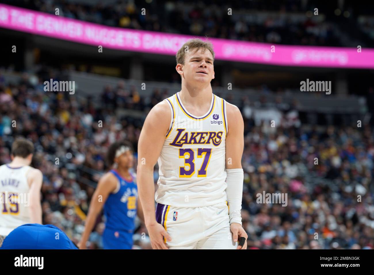 Los Angeles Lakers guard Mac McClung in the second half of an ...