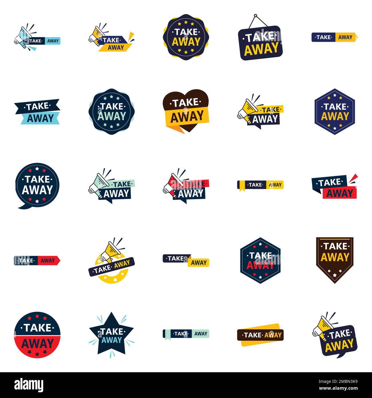 Takeaway food outlets Cut Out Stock Images & Pictures - Alamy