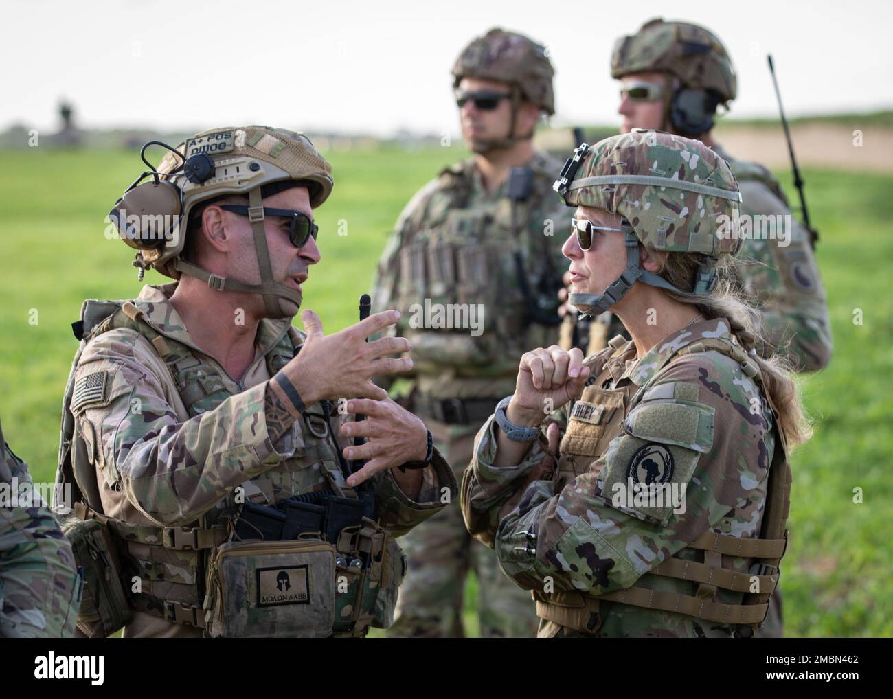 U.S. Army Maj. Gen. Jami Shawley, commanding general of Combined Joint ...