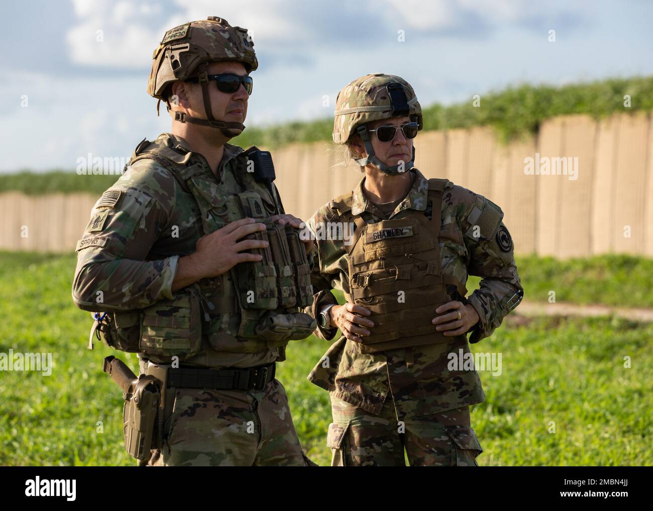 U.S. Army Maj. Gen. Jami Shawley, commanding general of Combined Joint ...