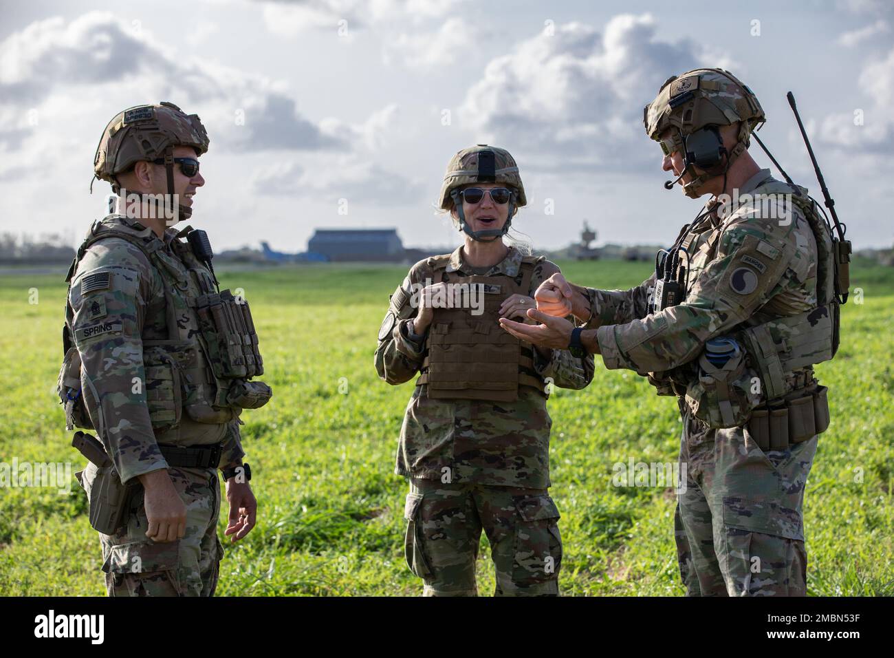 U.S. Army Maj. Gen. Jami Shawley, commanding general of Combined Joint ...