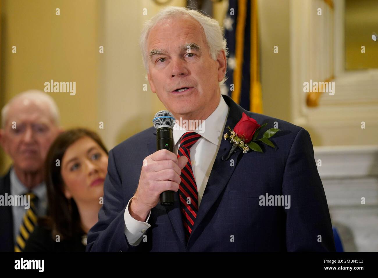 Oklahoma Attorney General John O'Connor speaks during a bill signing ...