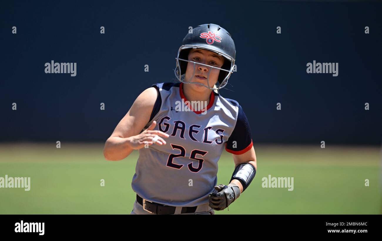 St. Mary's Claudia Kirchner plays during an NCAA softball game against ...