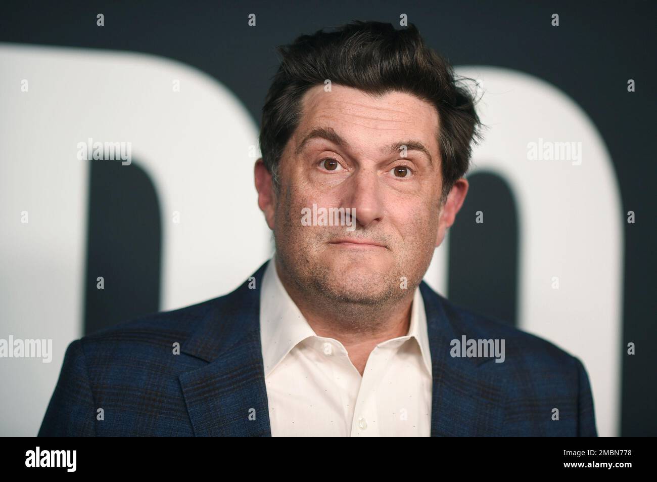 Michael Showalter arrives at a finale screening for "The Dropout" on ...