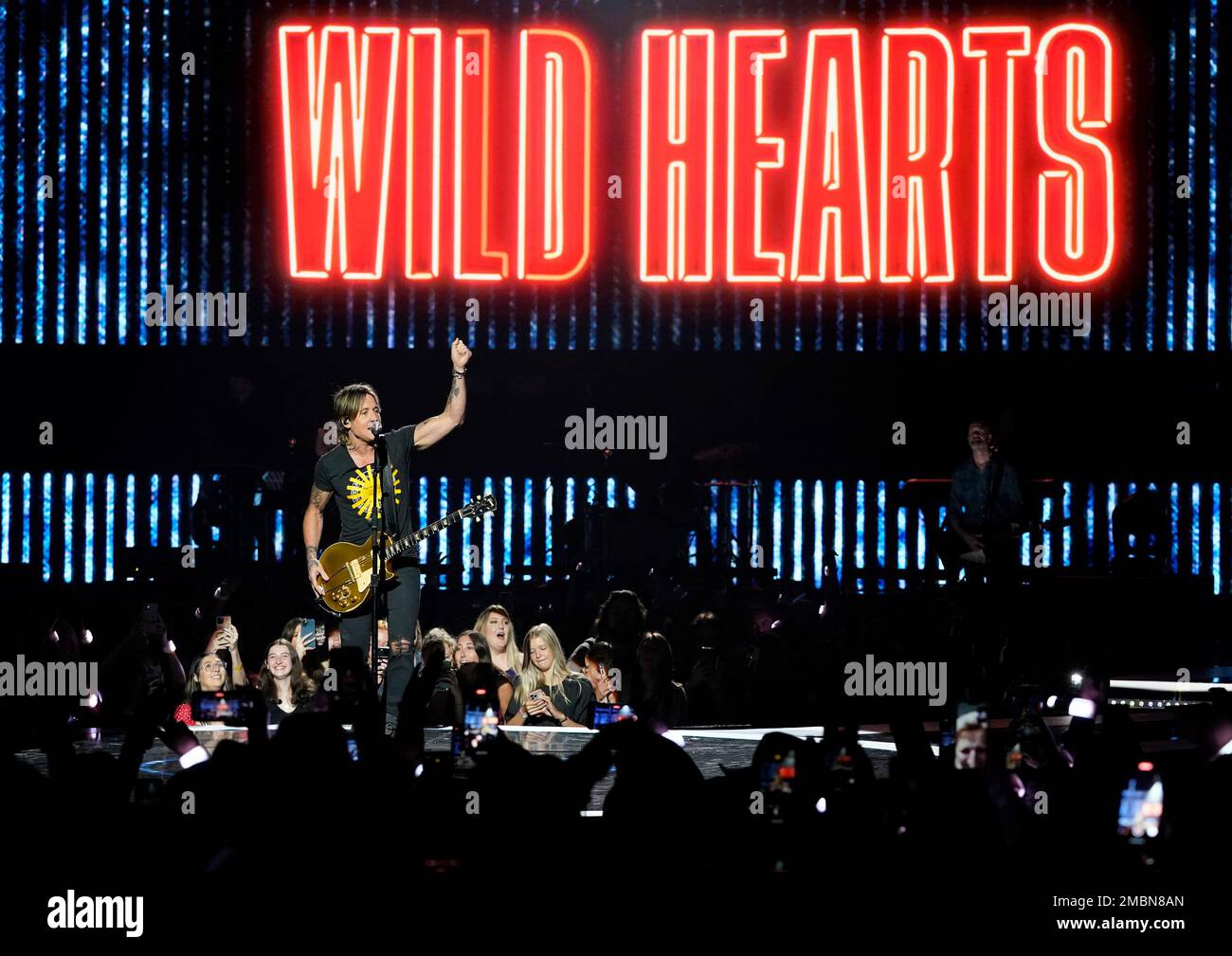 Keith Urban performs "Wild Hearts" at the CMT Music Awards on Monday ...