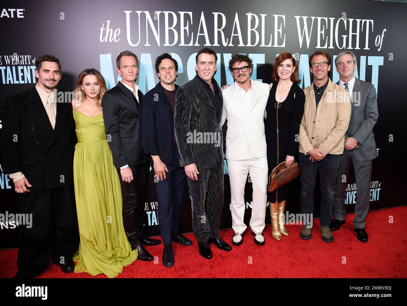 Paco Leon, left, Lily Sheen, Neil Patrick Harris,Tom Gormican, Nicolas ...