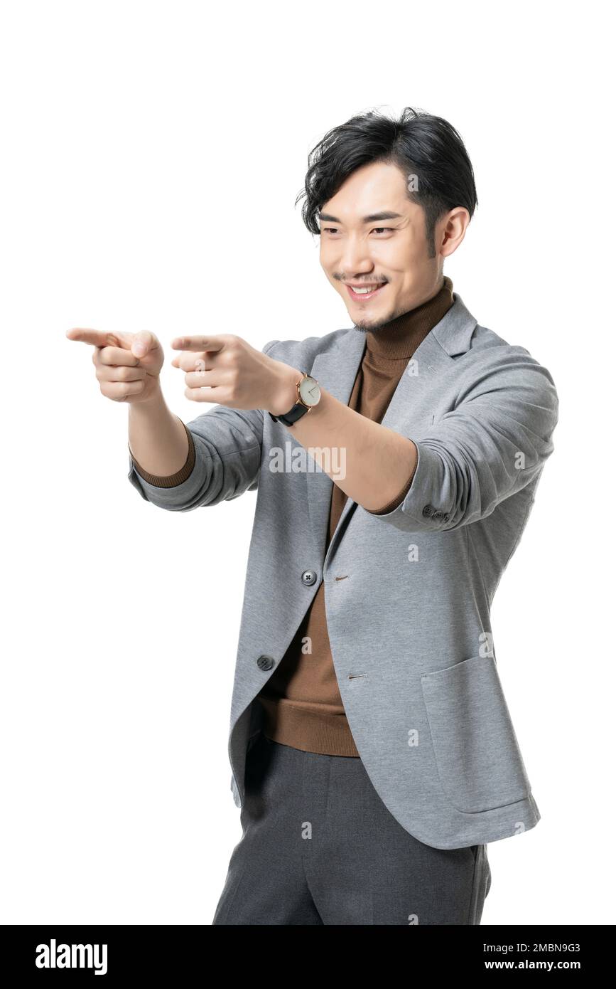 Take the young man Stock Photo - Alamy