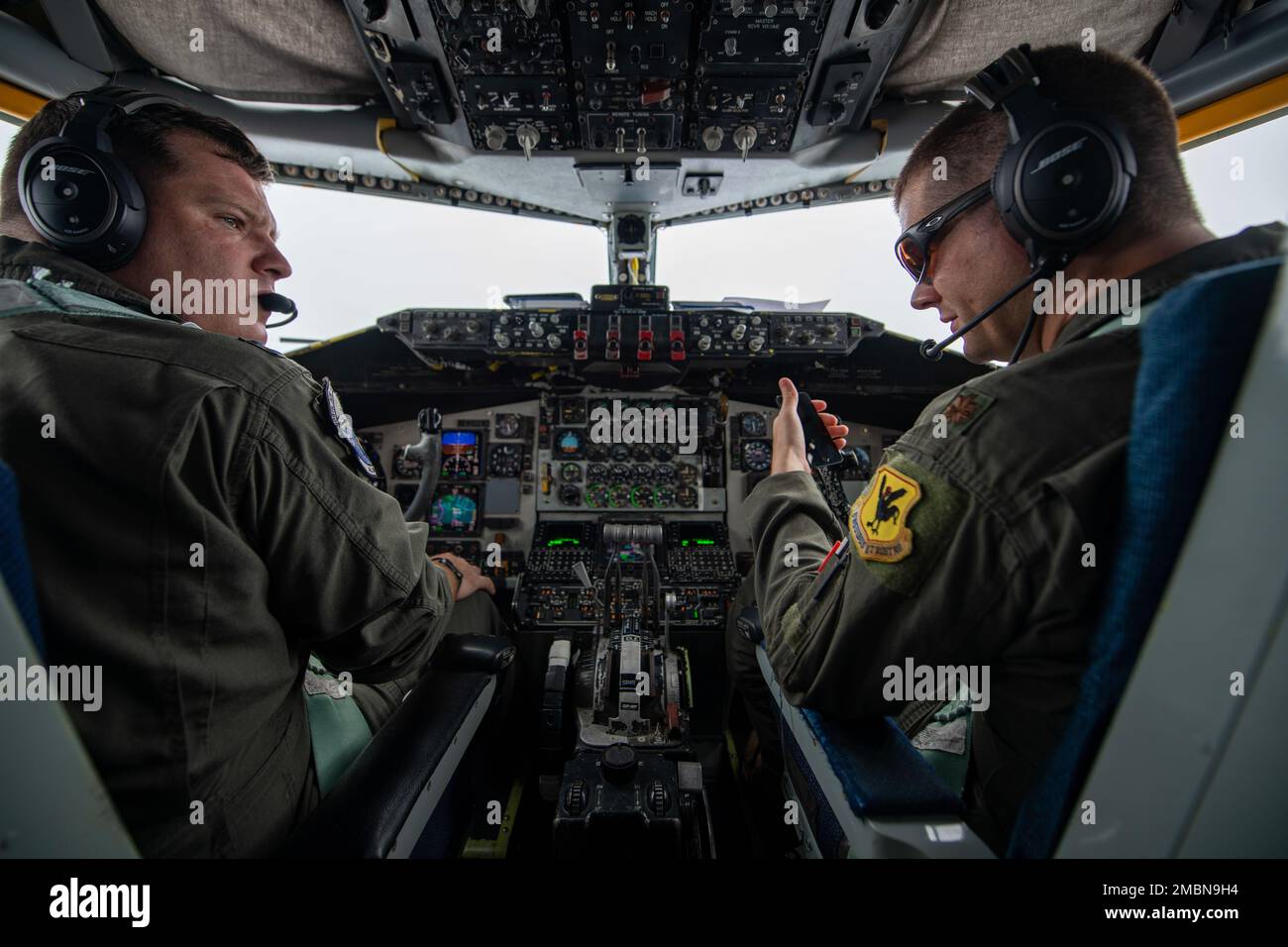 U.S. Air Force Capt. Kyle Weinell, 909th Air Refueling Squadron KC-135 ...