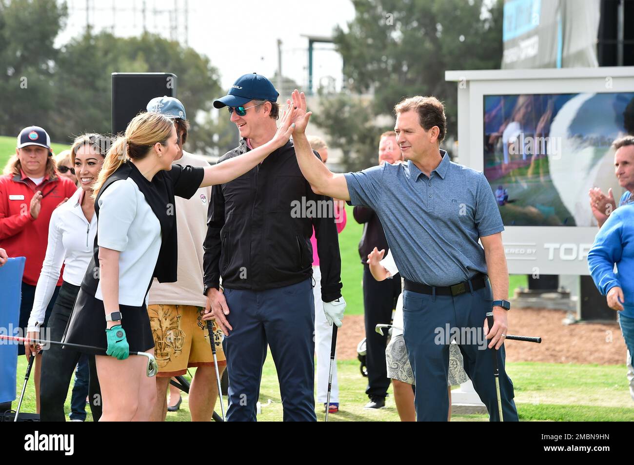 IMAGE DISTRIBUTED FOR TOPGOLF - Golf personality Hally Leadbetter and ...