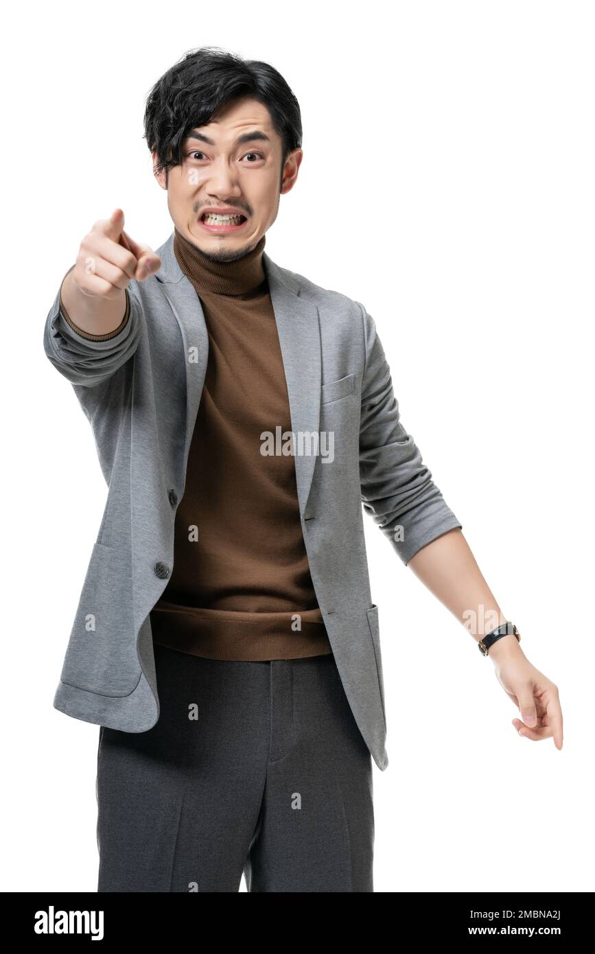 Take the young man Stock Photo - Alamy