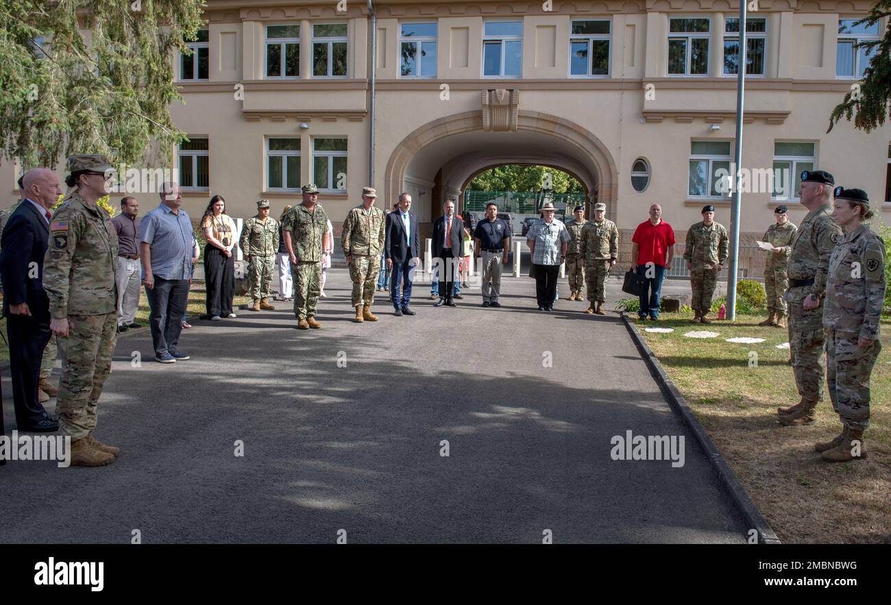 U.S. Army Defense Logistics Agency Europe & Africa members attend the ...