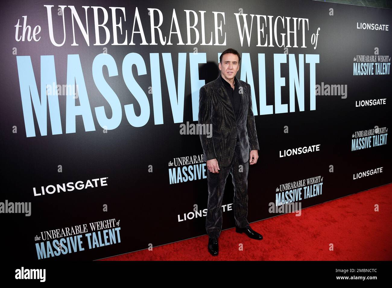 Actor Nicolas Cage attends the special screening of "The Unbearable ...