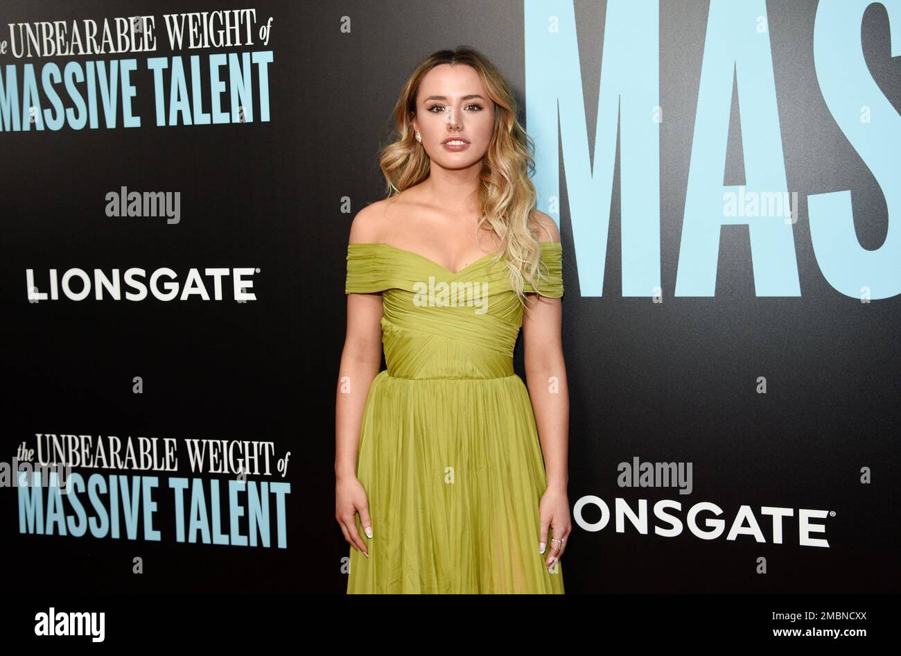 Lily Sheen attends the special screening of "The Unbearable Weight of ...