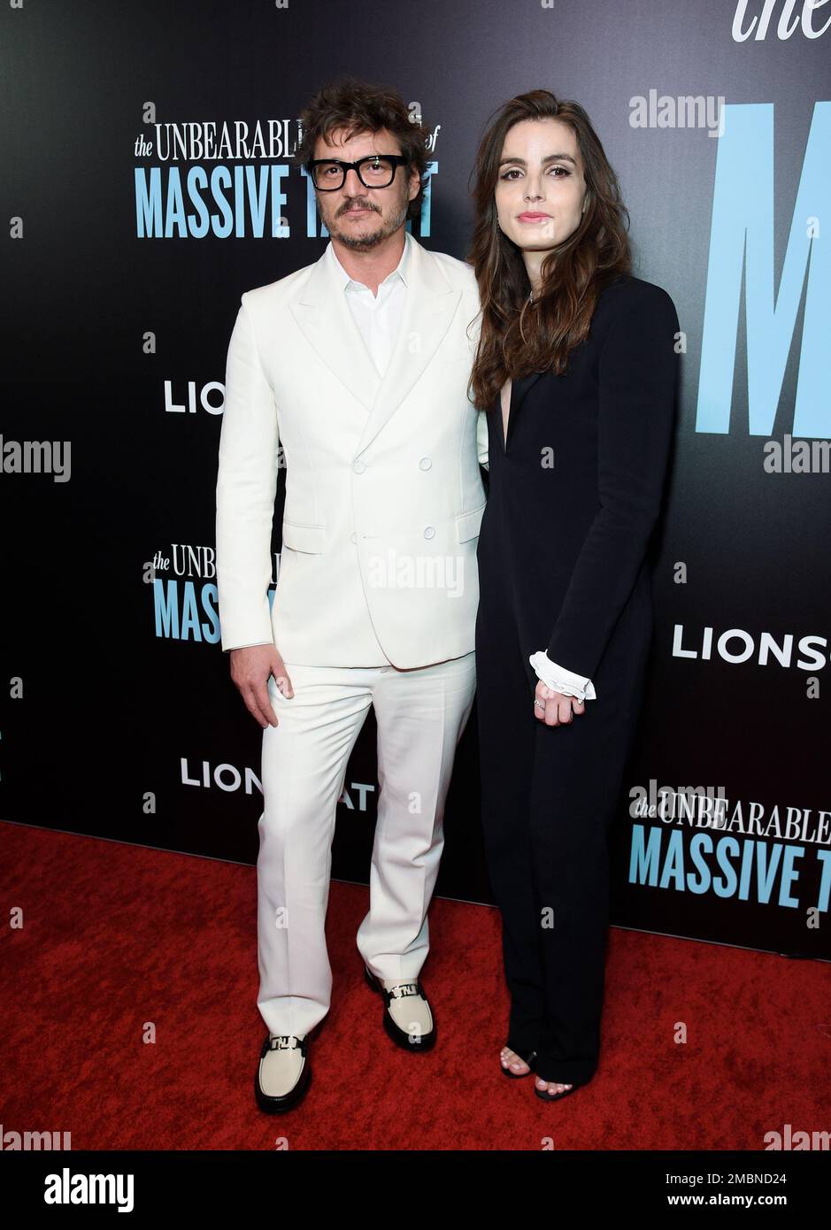 Pedro Pascal, left, and sister Lux Pascal attend the special screening ...